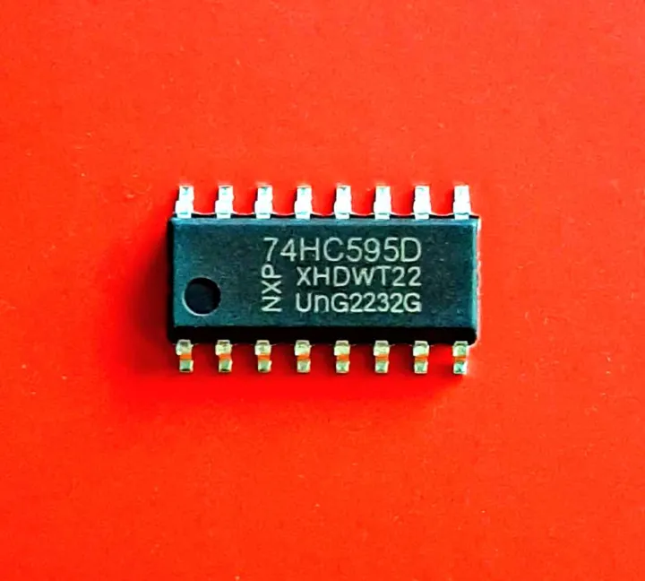 74HC595 SMD IC – 8-Bit Serial-In / Parallel-Out Shift Register ...