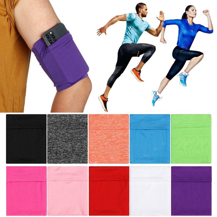 Men Women Running Armband Phone Case Sports Accessories Wrist Arm Bags ...