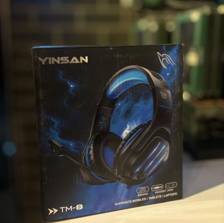 YINSAN TM-8 Gaming Headset with Microphone – Immersive Sound, Noise ...