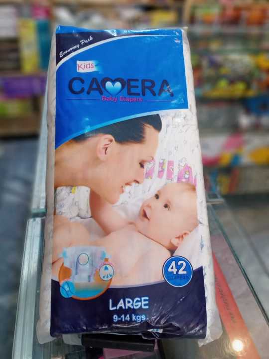 Camera diaper japan, Baby Diapers, Pack of 42 diapers Large Size | Daraz.pk