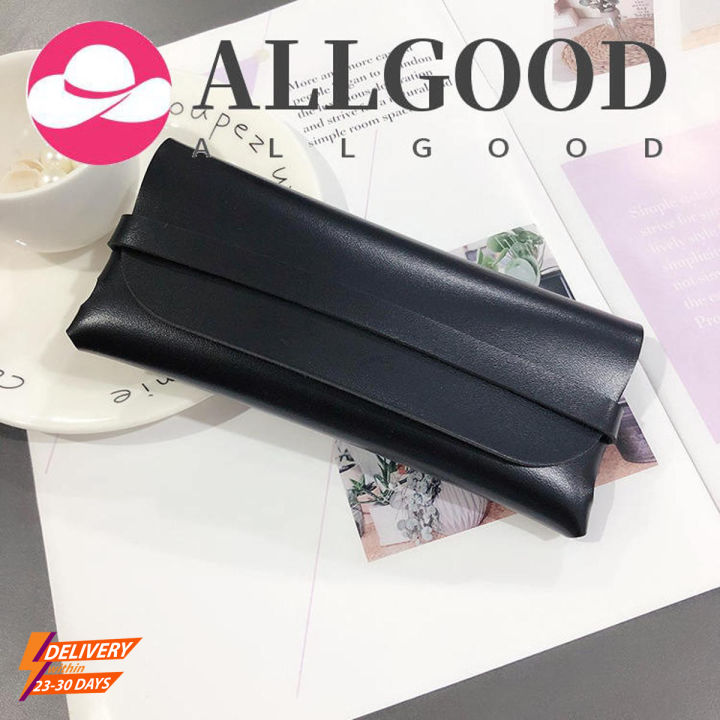【ALLGOOD】 Leather handmade glasses case Durable portable cassette ...