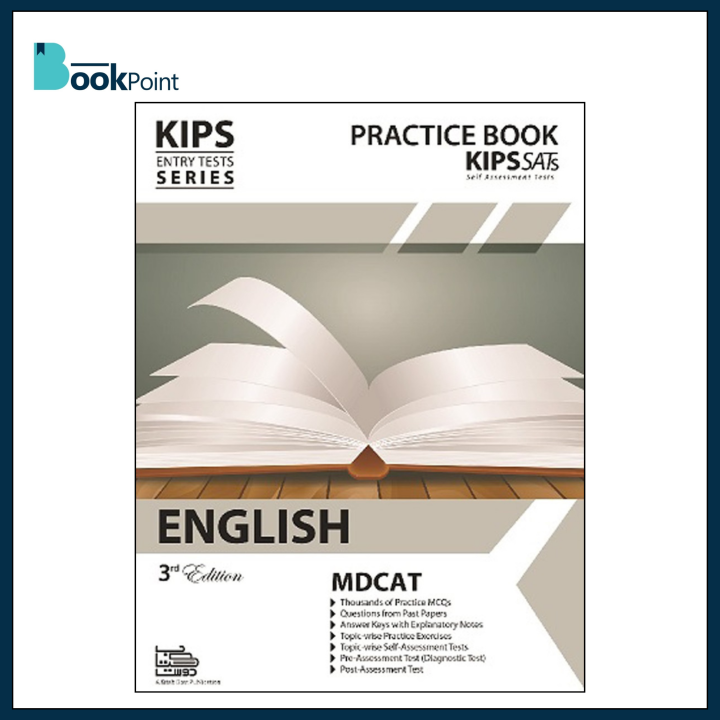 Kips Entry Tests Series English Practice Book For MDCAT | Daraz.pk