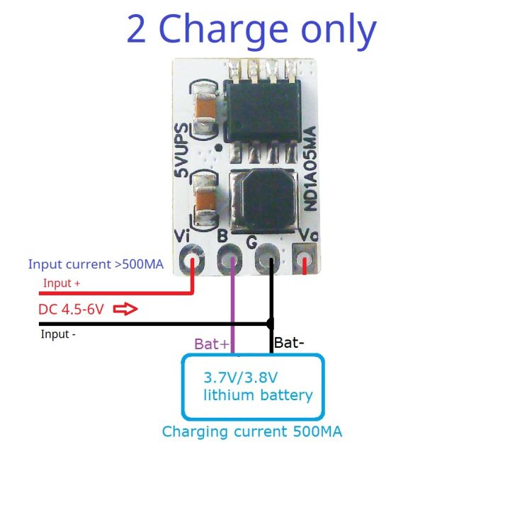 Ups Module 5v 1a 3.7v 4.2v Li-Ion Charge Discharge Board For Arduino ...