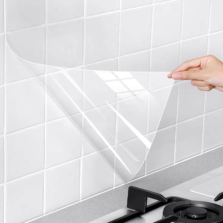 60CM X 200CM Kitchen Wallpaper Oil Proof,Waterproof Self-Adhesive Wall ...
