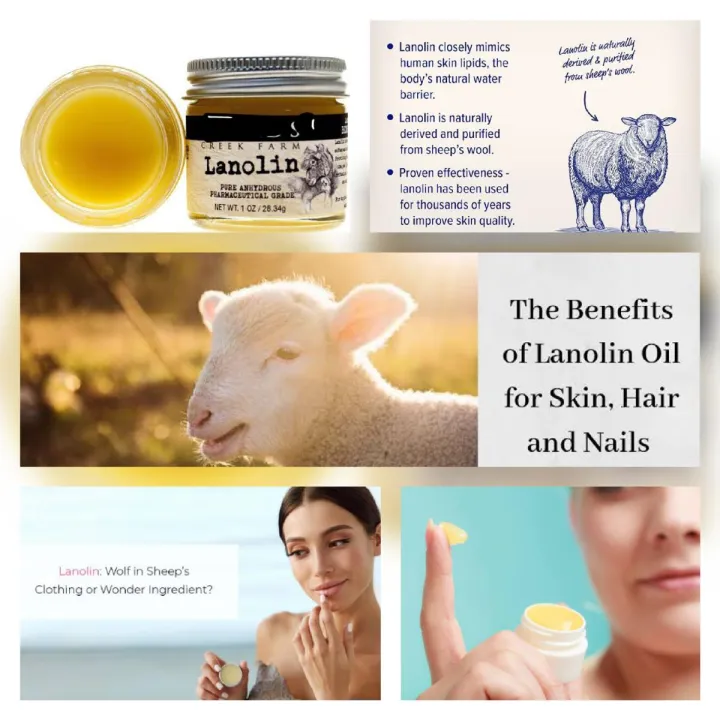 Lanolin (Anhydrous) 50gm - Use for Lotion, Cream, Lip Balm, Oil, Stick ...