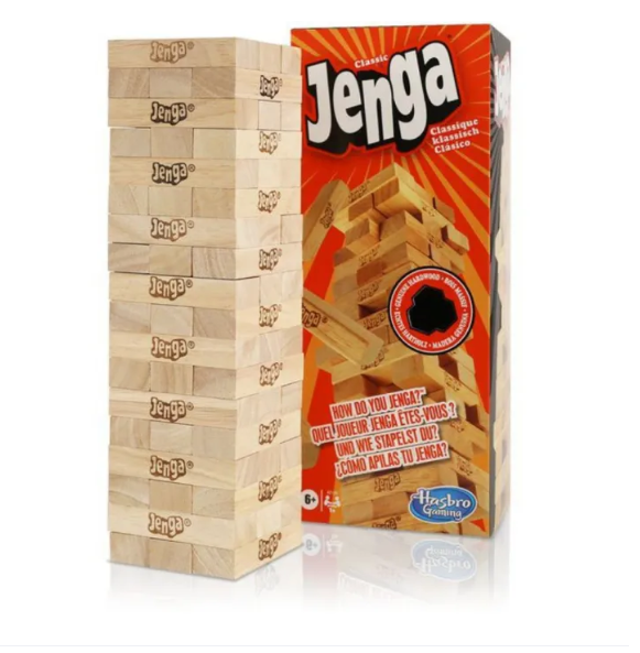 SnB Jenga Tower Wooden (MDF) Block Gaming For Kids and Family Genga ...