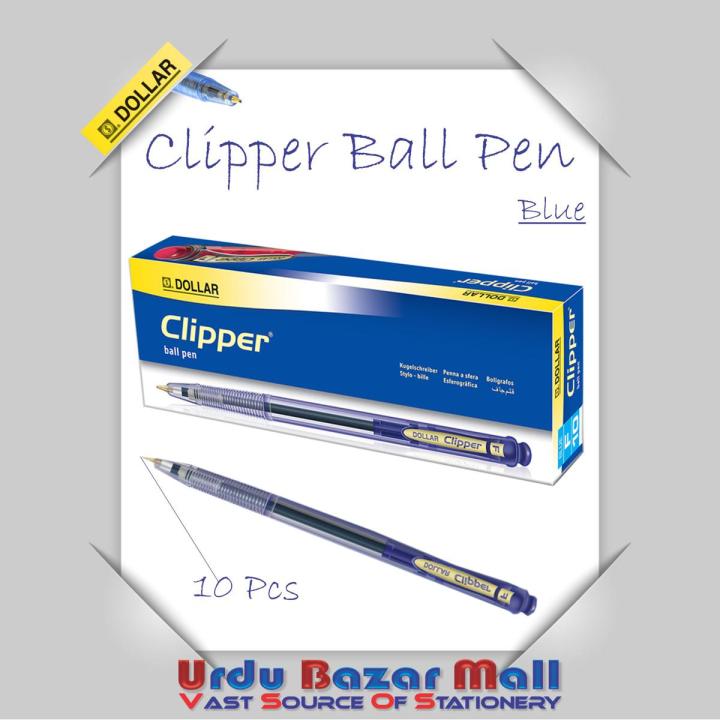 Ball Pen, Original Clipper Ball Pens, Ball Points, Blue, Red, Green ...