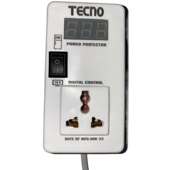 TECNO Automatic Digital Power Protection , Over & Under Voltage Protector Smart Monitor Fridge ...