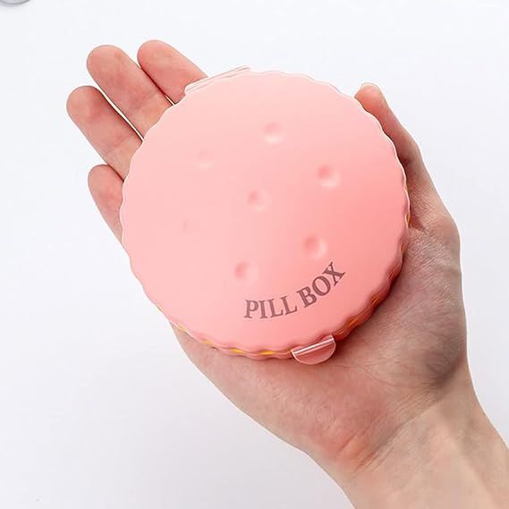 Pill Box Travel Medicine Tablet Organizer Multiple Grids Detachable ABS ...