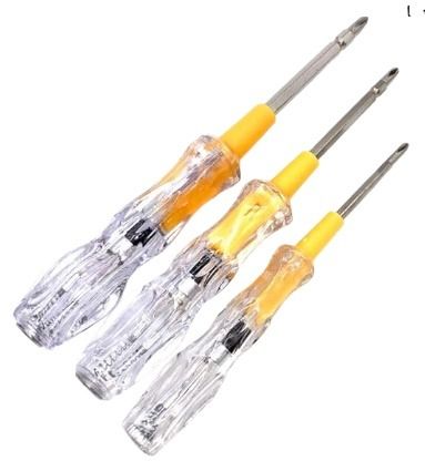 Set of 3 Electric Screwdrivers, Dual Sided Flat and Star, 3 Different ...
