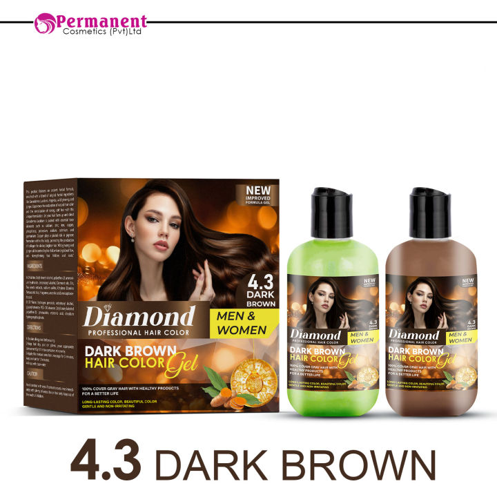 Permanent Diamond Hair Color Gel Dyeing Beautiful Cream Gel Long ...