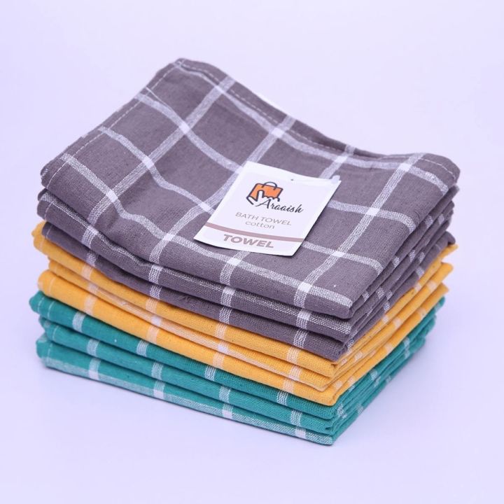 Check Design Kitchen Duster, Cleaning Towels, Kitchen Duster Green ...