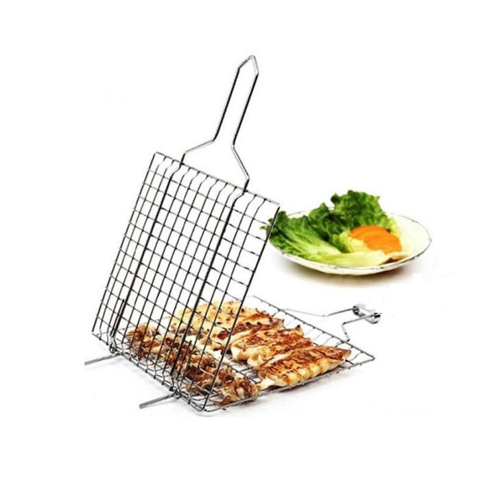 Bar B Q Hand Grill 12×9 and 12×12 Inches For Fish and Chicken | Daraz.pk