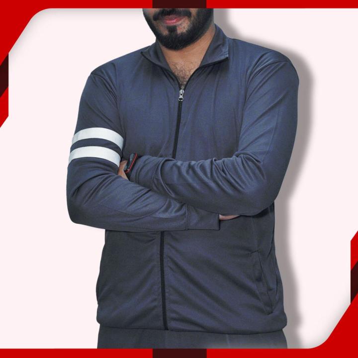 WINGS Charcoal Sports Jacket for Men | Daraz.pk