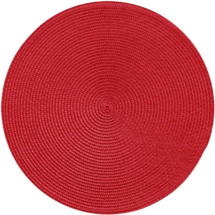 Woven texture Handmade woven meal mat Easy to clean Non-slip PP ...