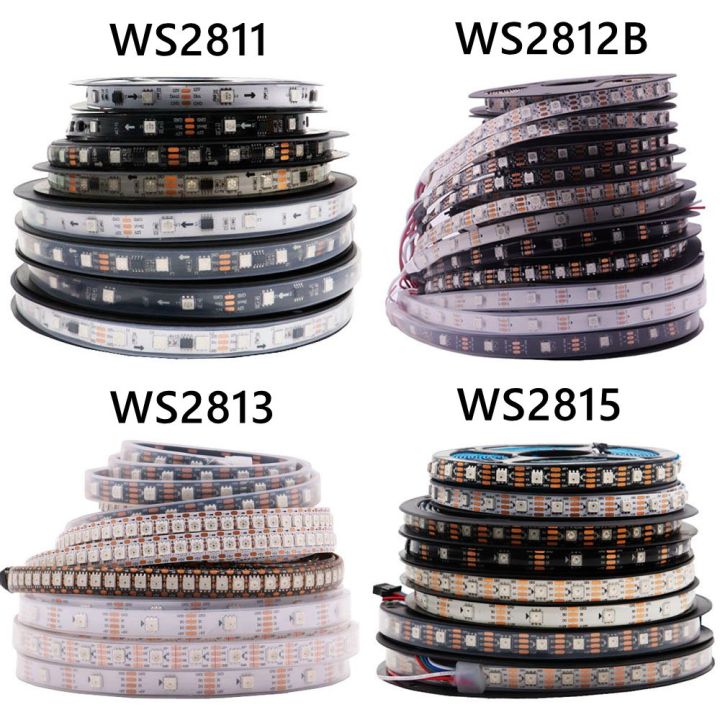 WS2811 WS2812B WS2813 WS2815 5050RGB LED Strip Lights Individually ...