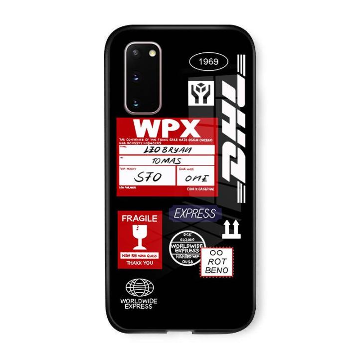 DHL Creative Lable printing Anti Drop hard Tempered Glass for Samsung ...
