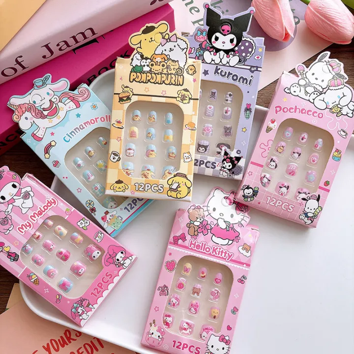 Cute Printed Children's Nail Stickers Nail Stickers Anime Peripherals ...