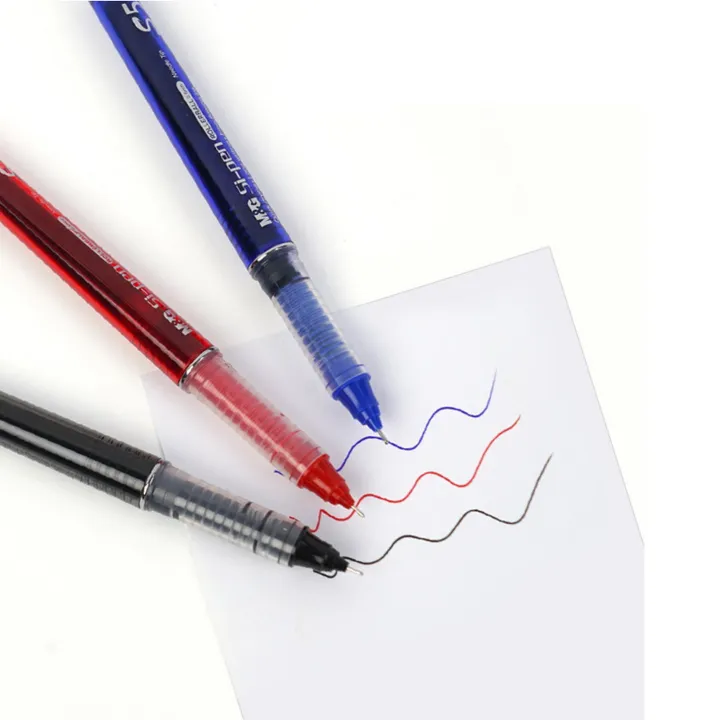 M&G Si-pen 0.5mm Rollerball Pen available in Blue Black and Red Colours ...