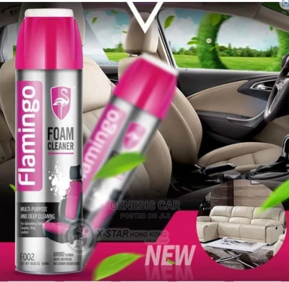 Multi-Purpose Flamingo Foam Cleaning Like Fabric, Carpet, Leather, Vinyl etc. Foam Cleaner ...