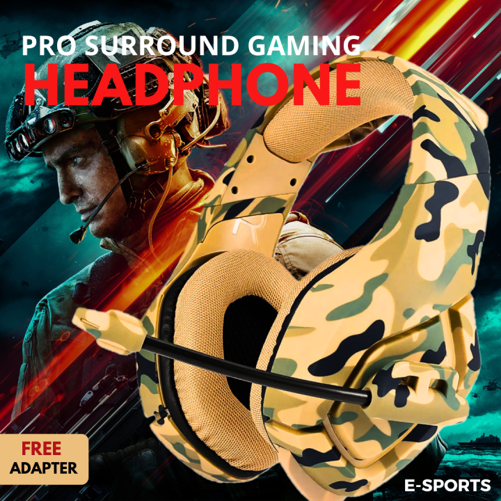 Monster Gaming Headphone EKSA RGB 3.5mm With USB Earphone with Mic ...