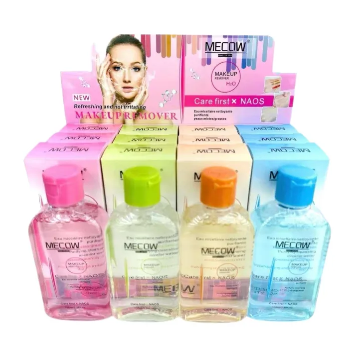 Mecow Makeup Remover - Refreshing and Non-Irritating Formula for Gentle ...