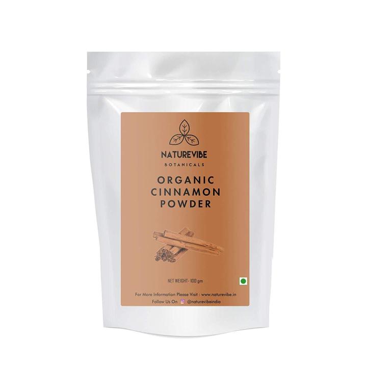 Naturevibe Botanicals Organic Cinnamon Powder 100 g | Daraz.pk