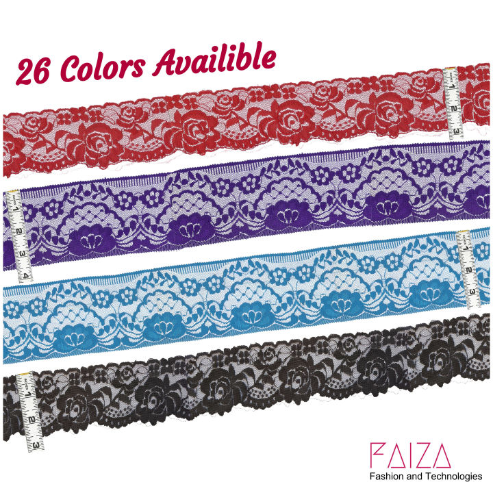 1 Yard/Gaz Premium Wide Jali Lace - Elevate Your Creations with ...