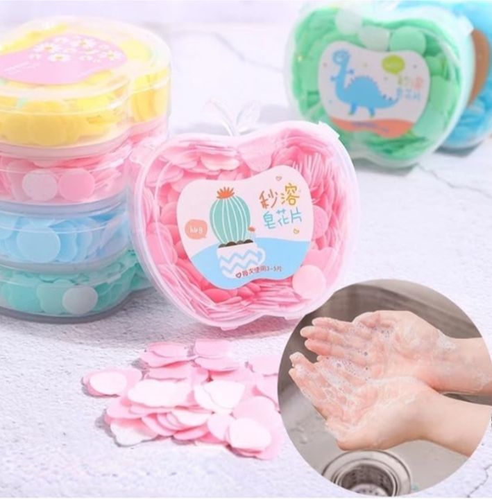 Cute Mini Petal Piece Paper Soap For Hand Washing One Travel Soap,For ...