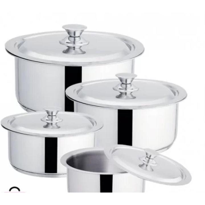Sonex Global Cooking Pots Set – Stainless Steel Cookware | Daraz.pk