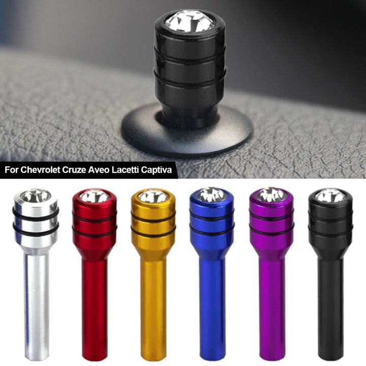 FG 2Pcs Universal Car Alloy Door Lock Pins Lock Pin Screw Knob For ...