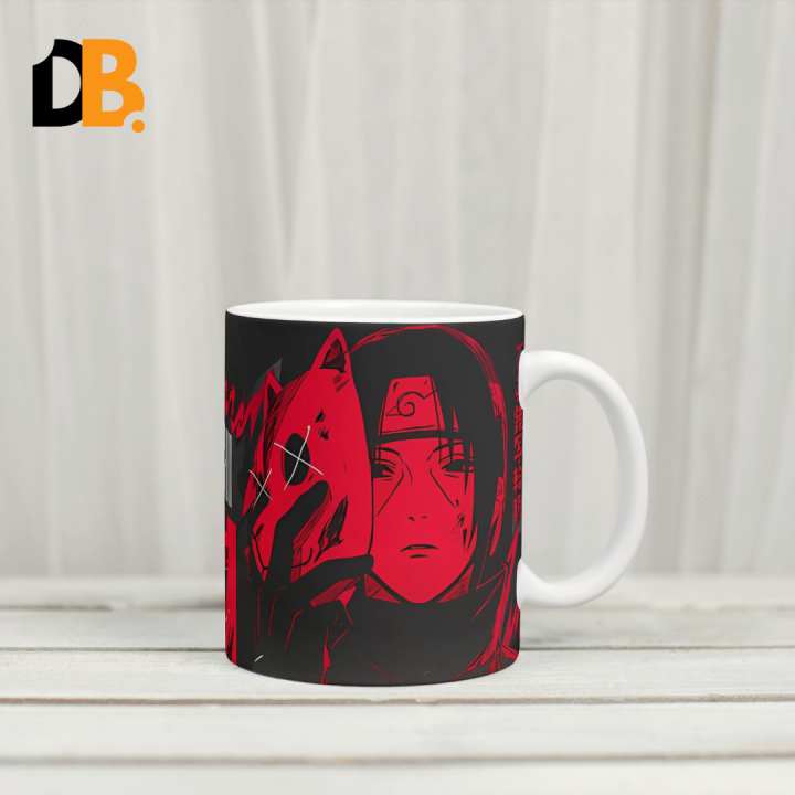 DEBOSS | Naruto Anime Coffee Mug | Itachi Uchiha | Anime Mugs | 11OZ ...