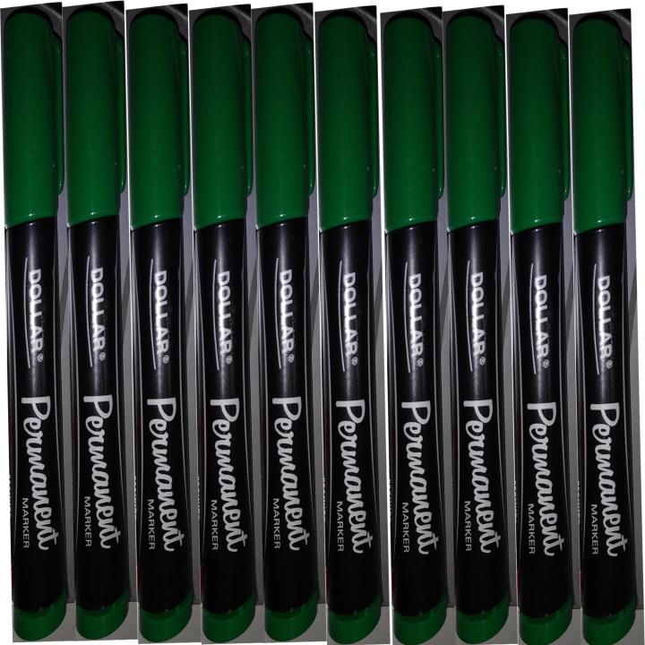 Dollar Permanent Marker / Chart Marker Pen (10 Pcs) | Daraz.pk