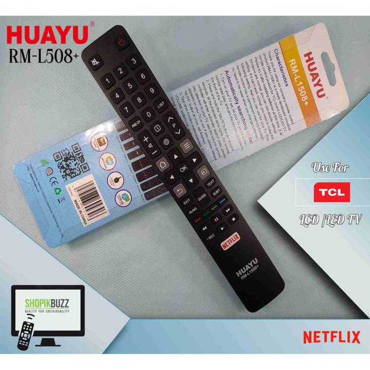 Tcl ریموٹ اسمارٹ اینڈرائڈ کے لئے led tv huayu RM-L1508 + ang 24-7 اسٹور | Daraz.pk