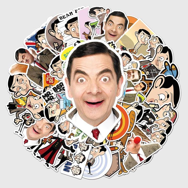 Mr. Bean Stickers Vinyl Waterproof Stickers for Laptop,Bumper ...