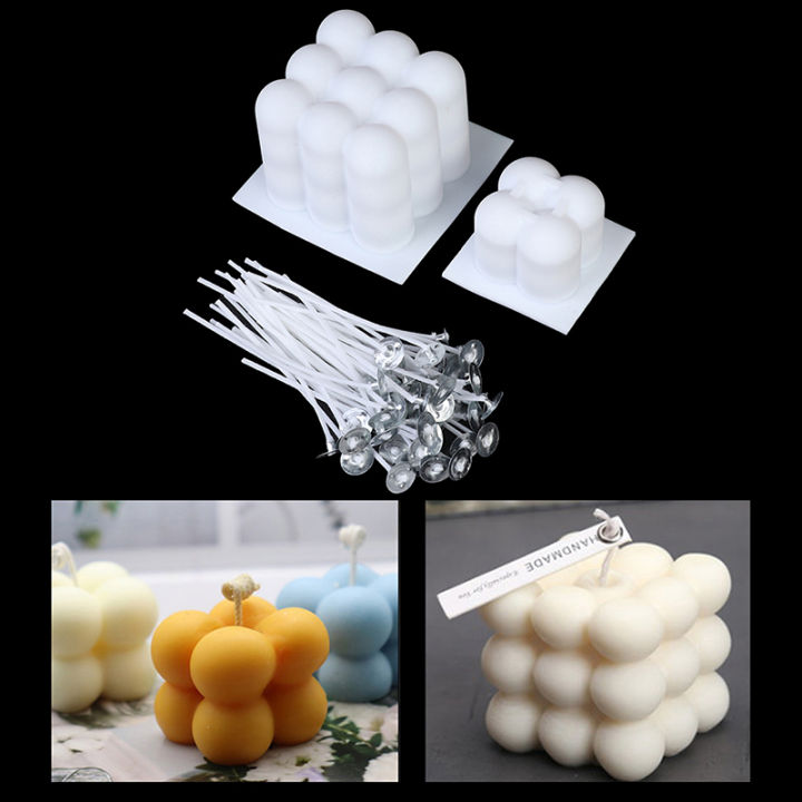 3D Silicone Candles Mould Cube Soy Soap Aromatherapy Candle Mold Craft DIY Set SUPER BABY | Daraz.pk