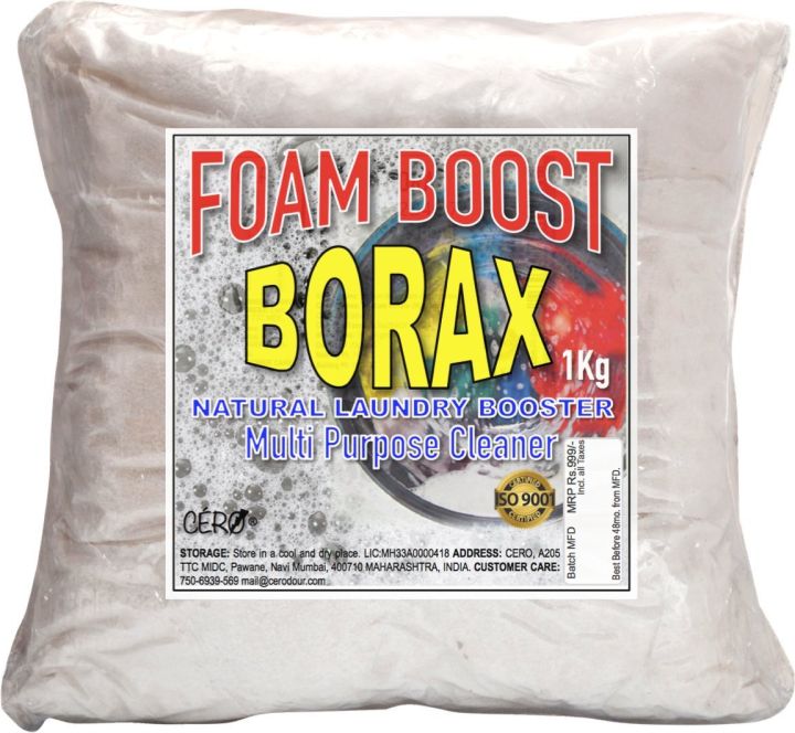 CERO Foam Boost Borax Powder 100% Pure with Whitening and Cleaning ...