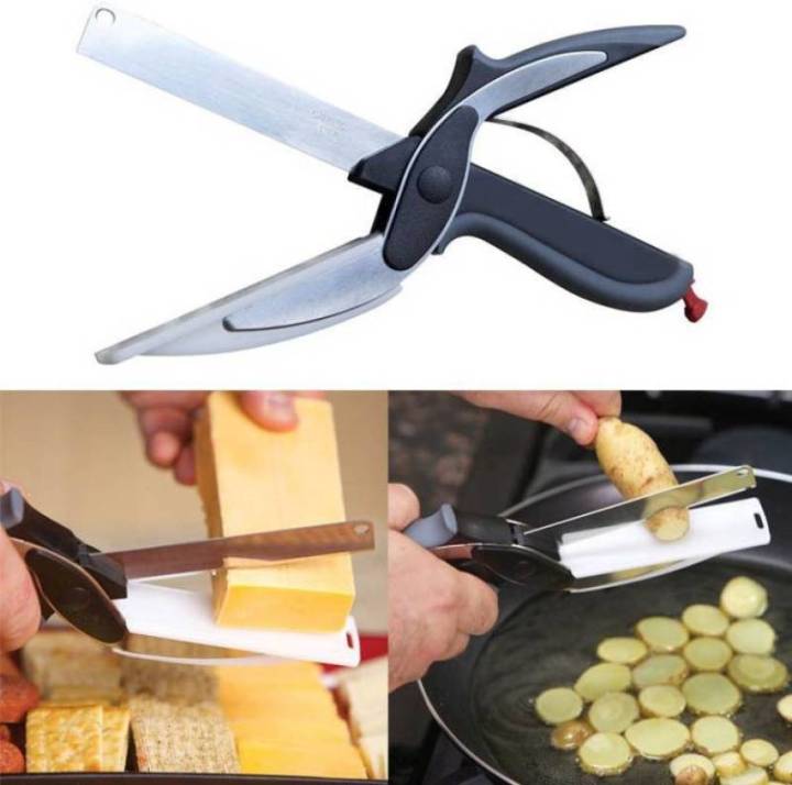 Clever Cutter 2 in 1 Knife Quickly Chops Your Favorite Fruits ...