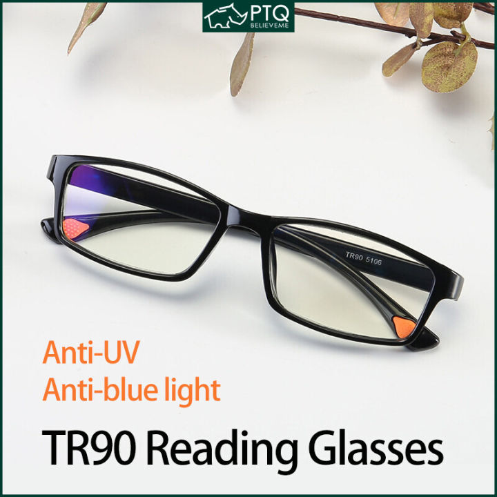 Anti Blue-Ray Reading Glasses TR90 Eyewear Glasses Resin HD Reading Glasses PTQ | Daraz.pk