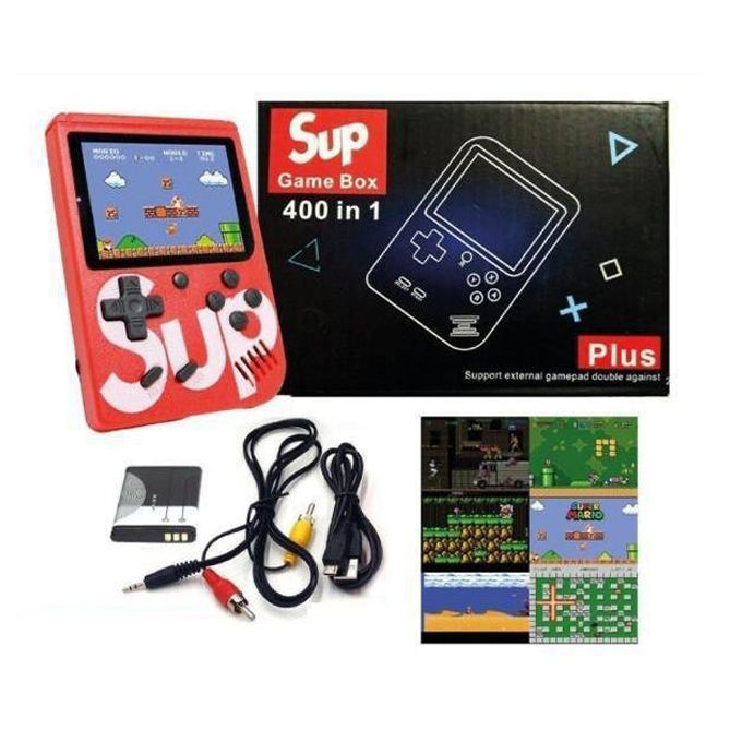 SUP Single Player Game Console for Kids - Red Handheld Retro Gaming ...