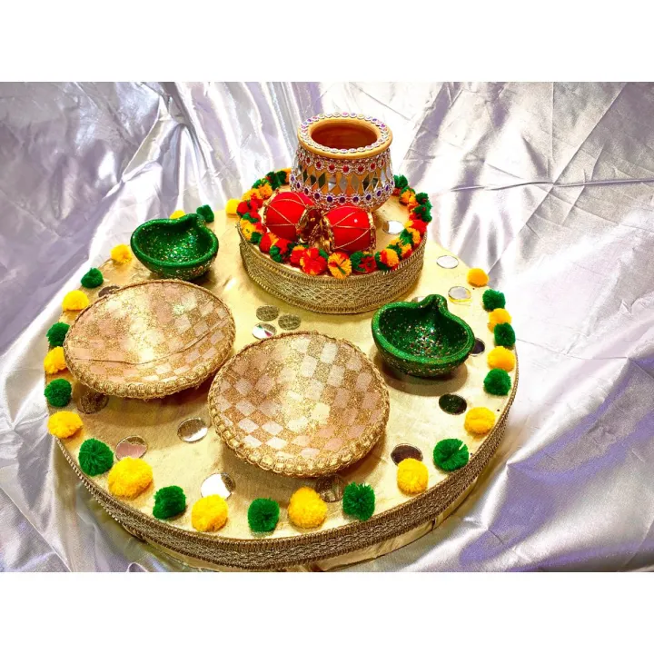 Customized/Personalized Mehndi Rasam thaal Mayoun/Mehendi/Wedding ...