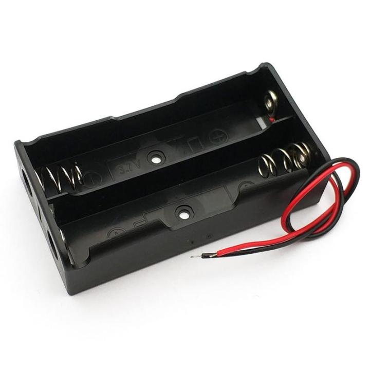 18650 Cell Holder 2×18650 Black Plastic Storage Box Case Holder For ...