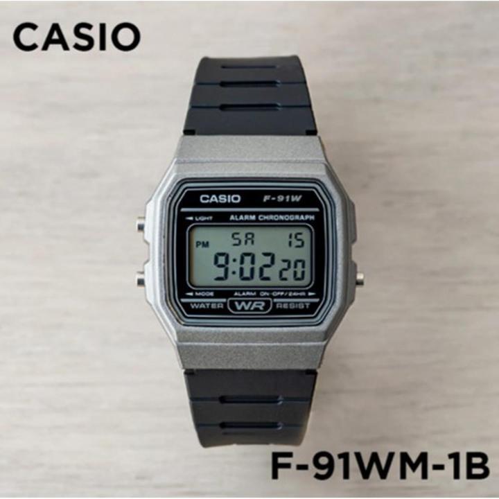 Original Casio - F-91WM-1BDF - Wrist Watch for Men - Vintage Series ...