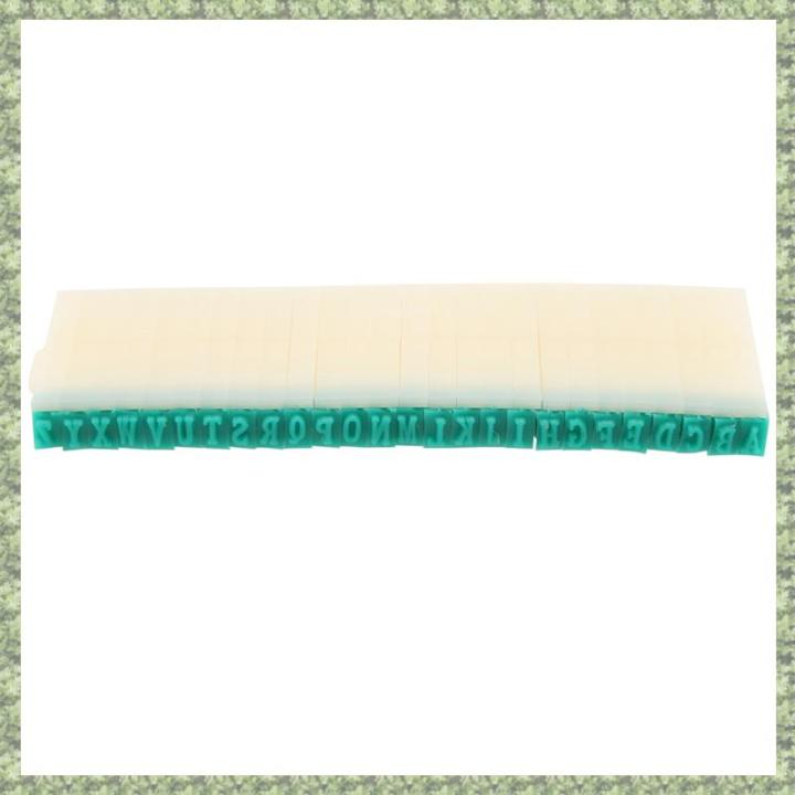 SptrryDetachable 26-Letters English Alphabet Plastic Stamp Set | Daraz.pk