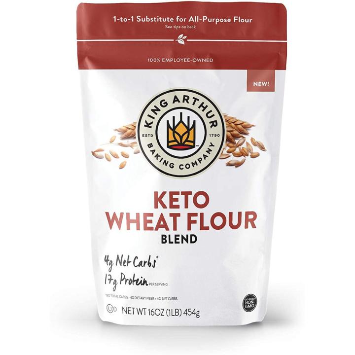 King Arthur, Keto Wheat Flour Blend, Non-GMO Project Verified, 227 gm ...