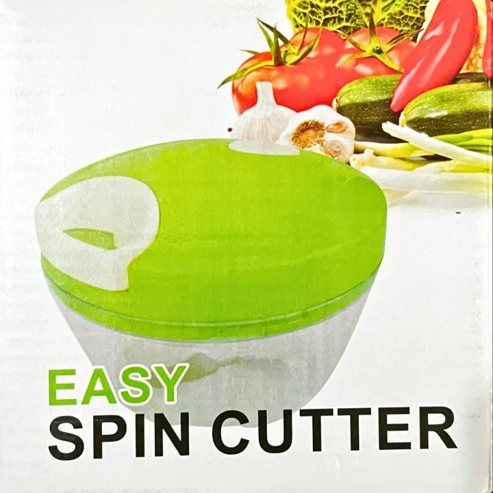 Manual Spin Cutter for Kitchen | Hand-Pulled Food Chopper, Grinder ...