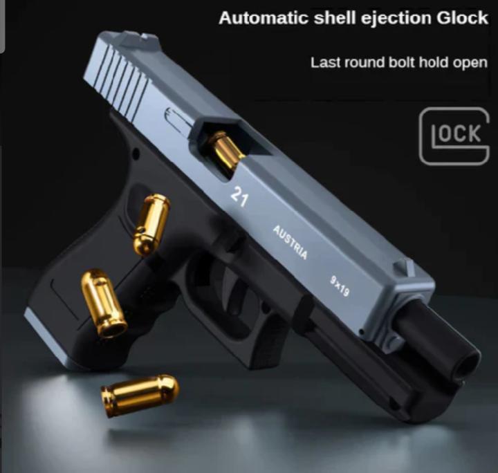Glock Soft Bullet Toy Gun Shell Ejection Foam Darts Blaster Manual ...