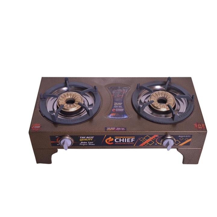 Chief Innovation Double Burner Gas Stove Model No 777 | Daraz.pk