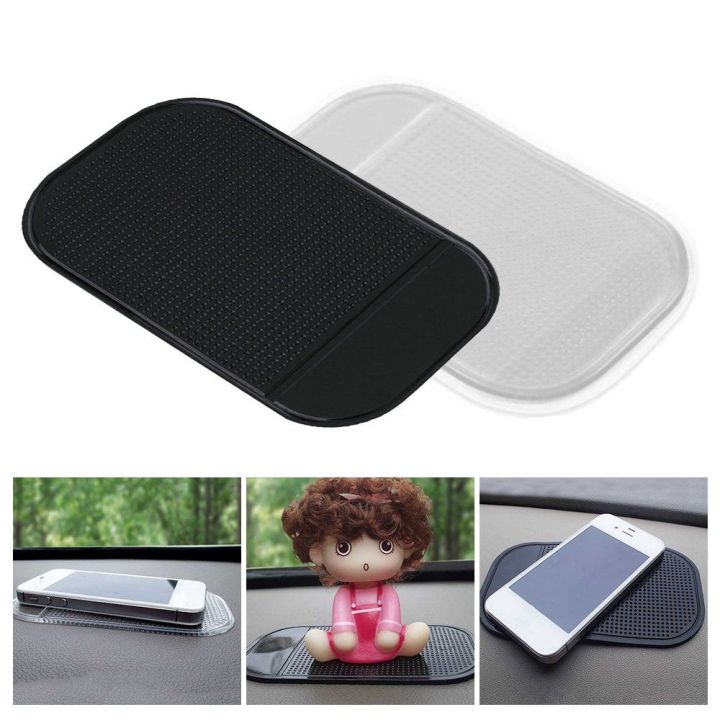Black Adhesive Pad Car Dash Dashboard Mount Disk Disc Phone Holder ...