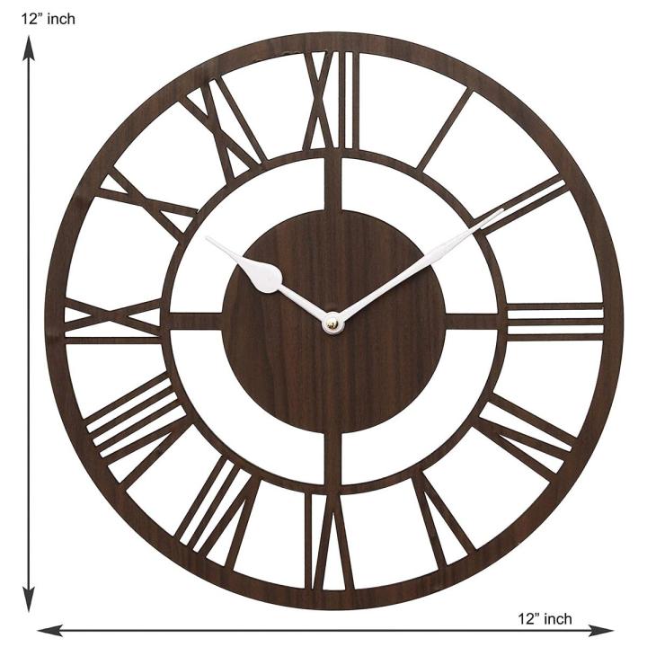 New Design Roman Digits 3D Wall Clock- Round Shape Modern Wall Clock ...